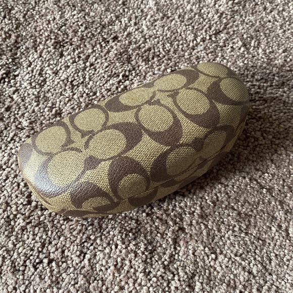 Coach | Accessories | Coach Hard Clamshell Signature Eyeglass Case ...